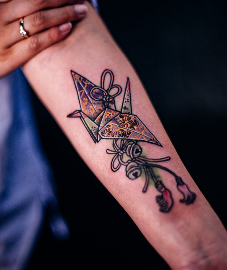 Origami tattoo – tatorigami